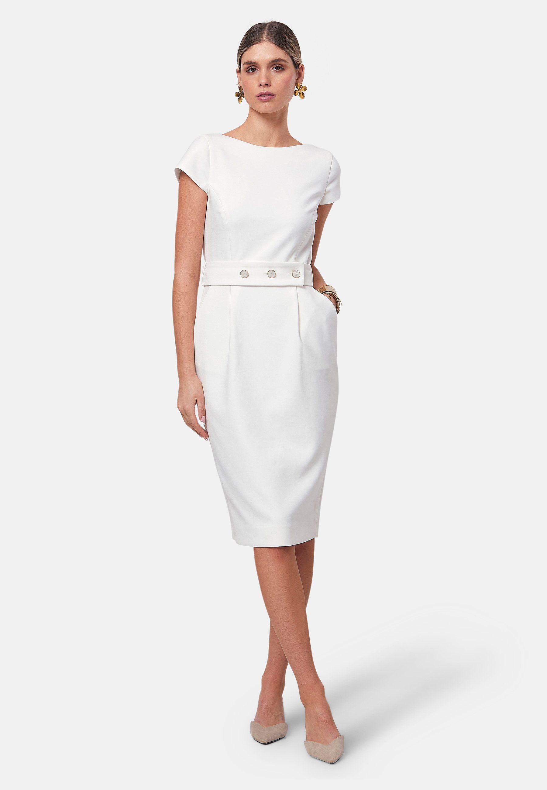 Bianca White Dress – Helen McAlinden