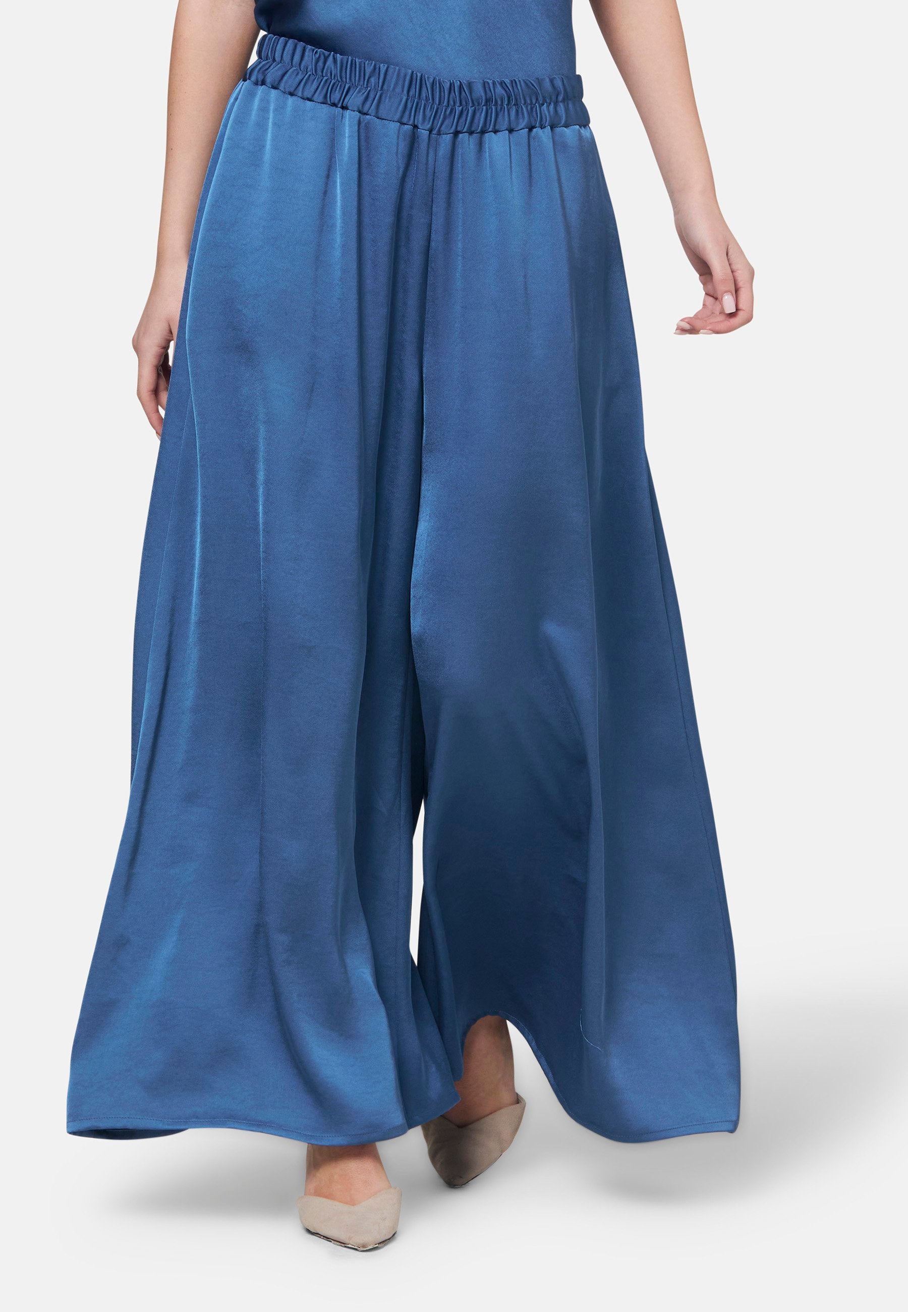 Imogen Storm Blue Trousers – Helen McAlinden